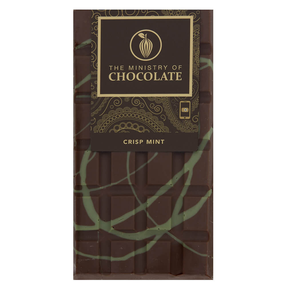 Crisp Mint - 100g Milk Chocolate Bar | Ministry Of Chocolate