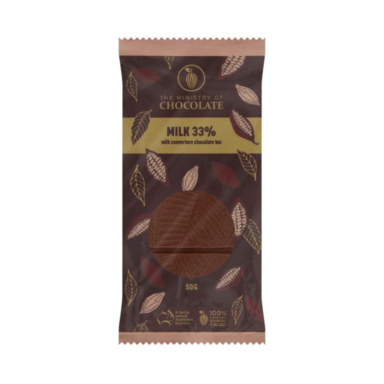 Milk 33% 50g Bar | Ministry Of Chocolate